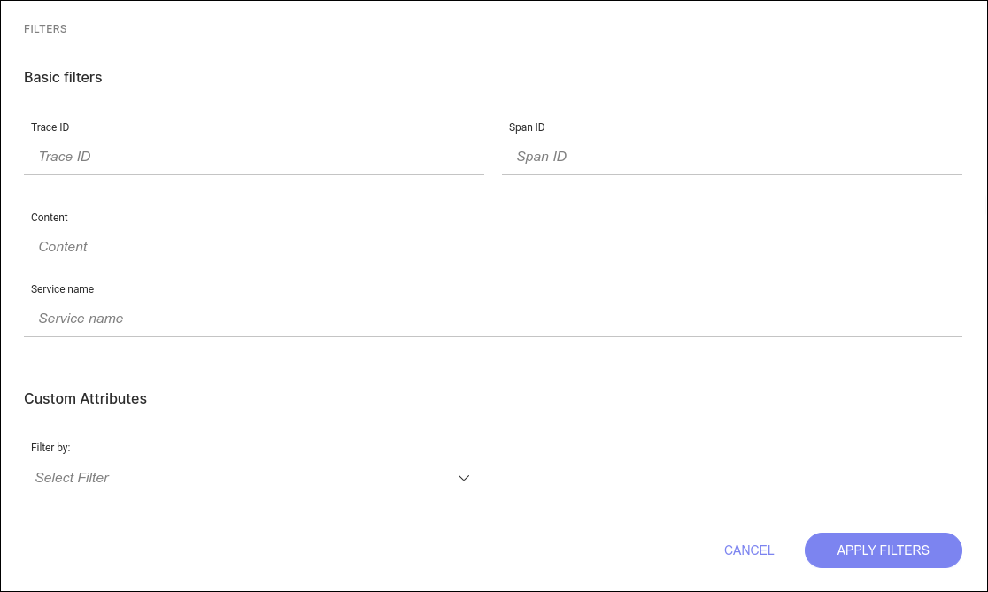 Log Searching | Sensedia Product Documentation
